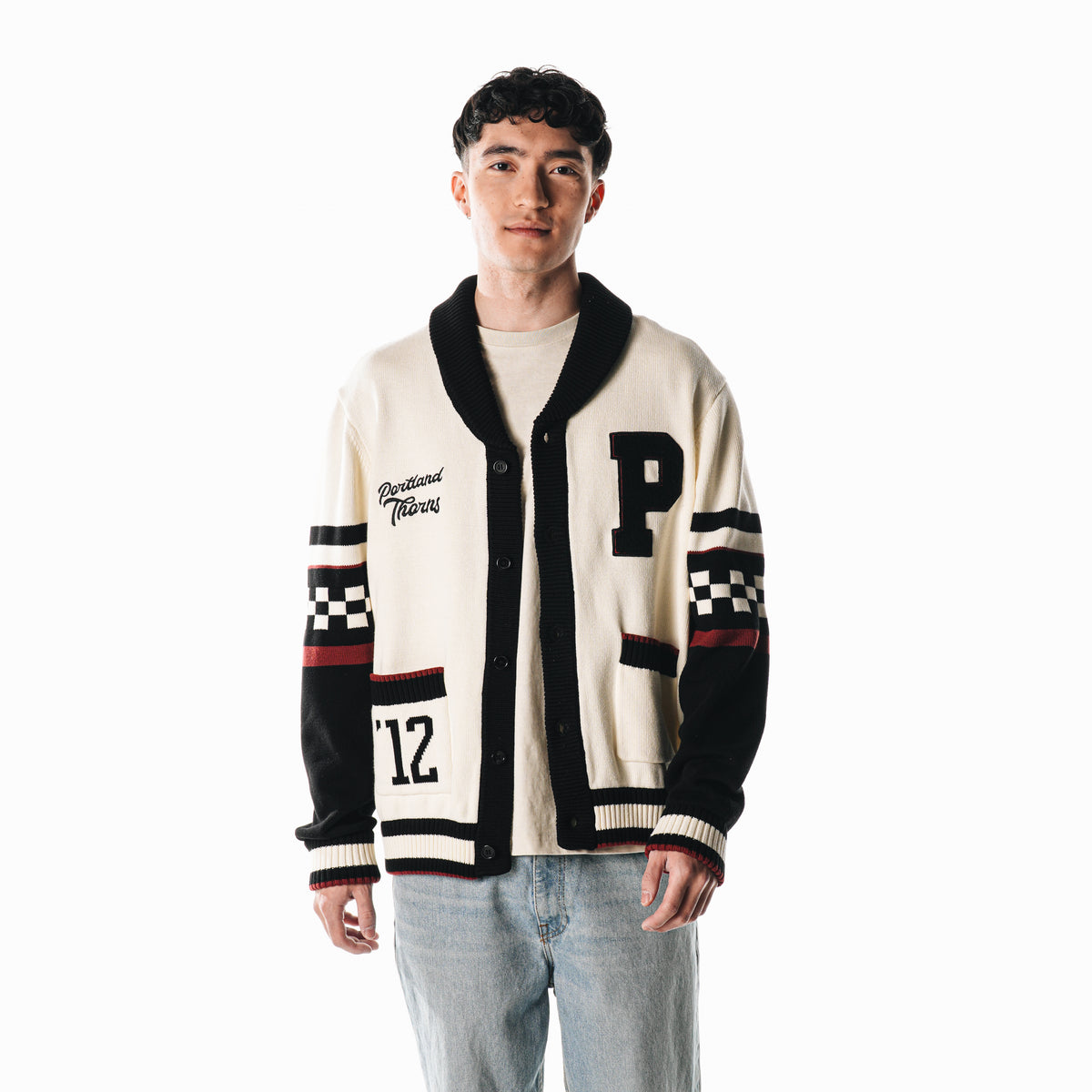 PORTLAND THORNS FC MEN'S KNIT CARDIGAN – PTFC Authentics