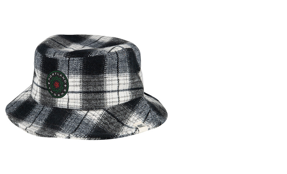 PORTLAND THORNS FC PLAID FLANNEL BUCKET HAT – PTFC Authentics