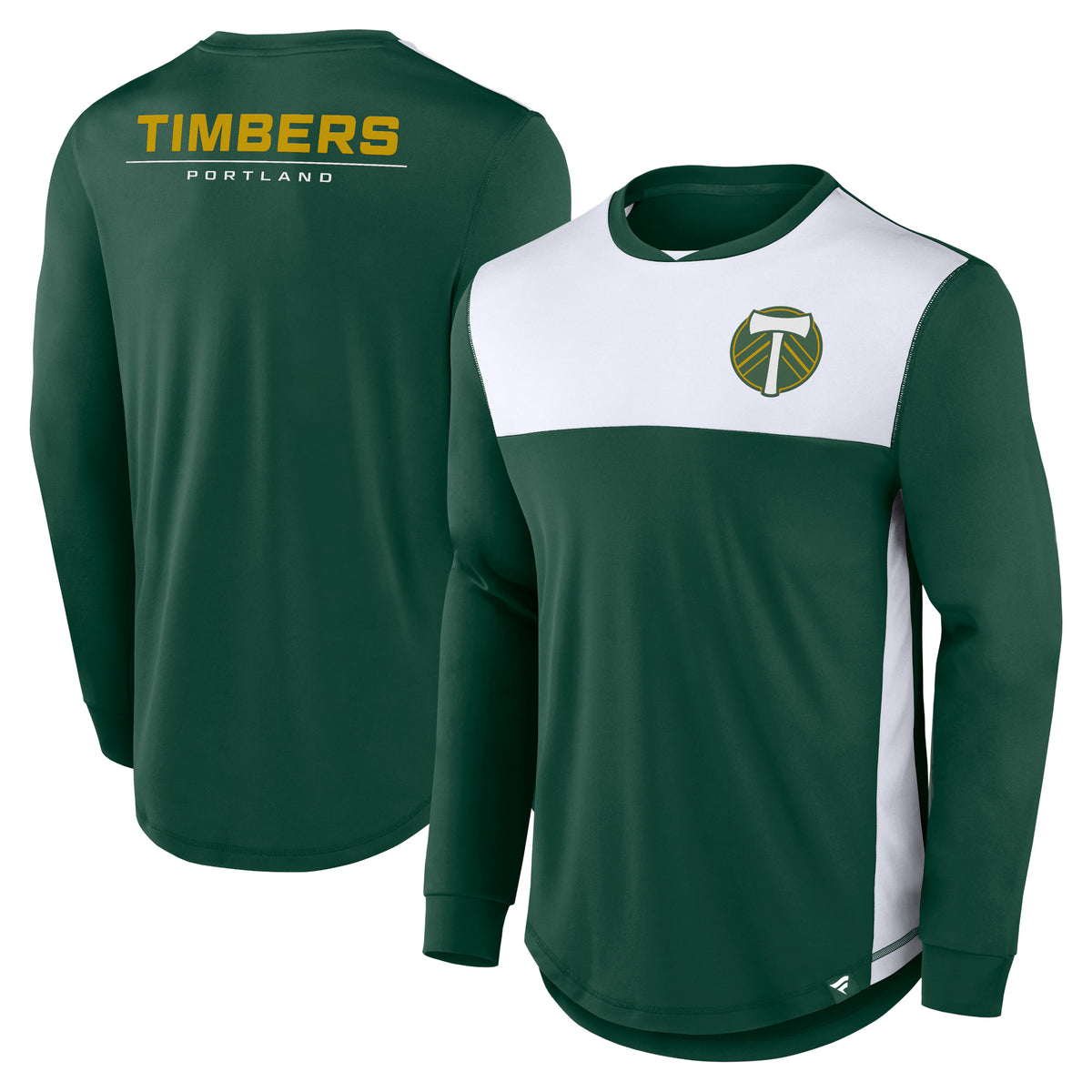 PORTLAND TIMBERS FC MEN'S LONG SLEEVE MID GOAL INTERLOCK STRIKER – PTFC ...
