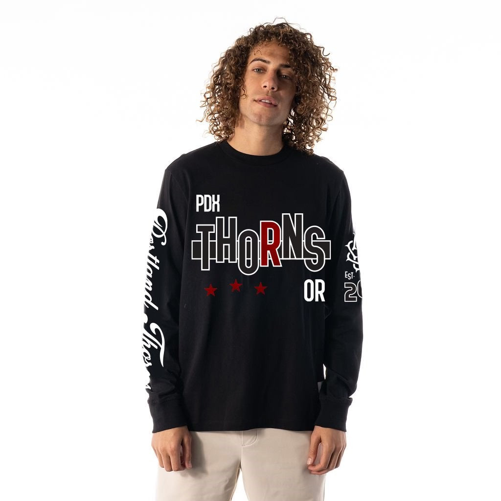 PORTLAND THORNS FC MEN'S LONG SLEEVE STAR TEE – PTFC Authentics