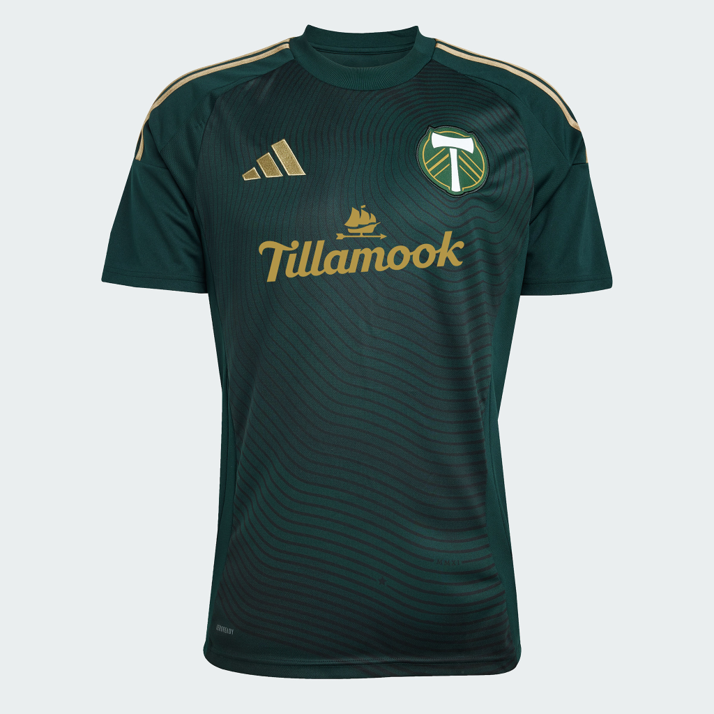 PORTLAND TIMBERS FC 2025-26 MEN'S FOREVER GREEN & GOLD REPLICA JERSEY ...