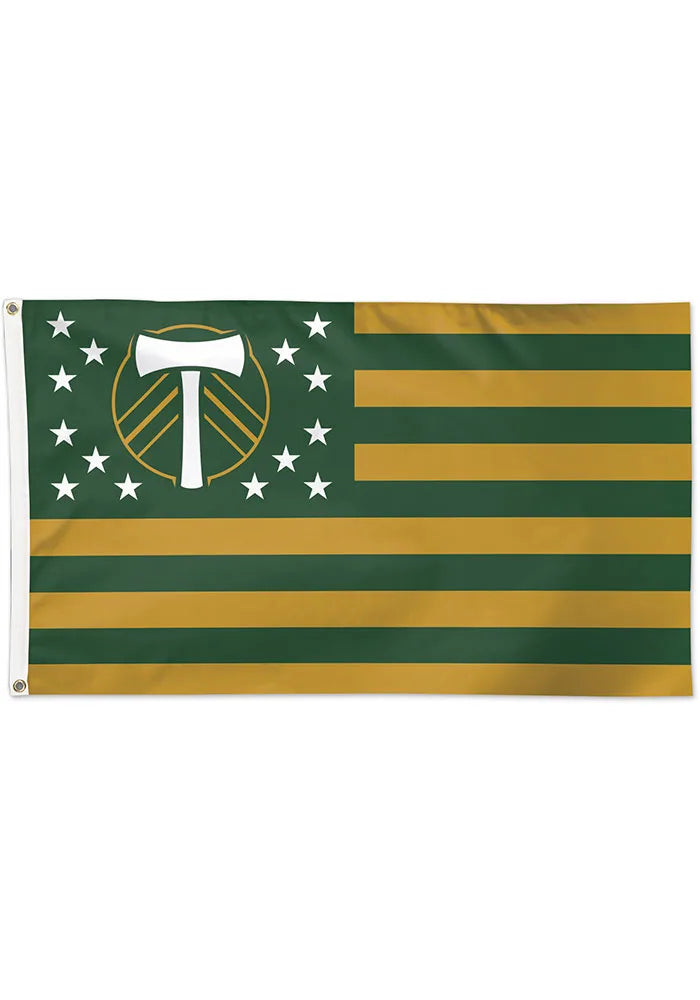 PORTLAND TIMBERS FC STARS AND STRIPES DELUXE FLAG – PTFC Authentics