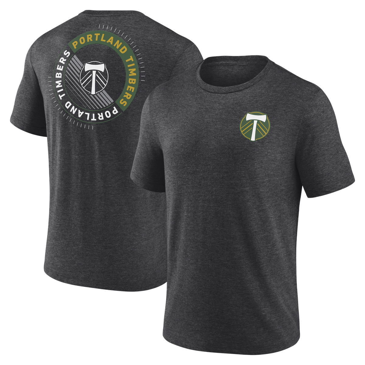 PORTLAND TIMBERS FC MEN'S FUNDAMENTAL SHORT SLEEVE TRIBLEND SHIRT ...