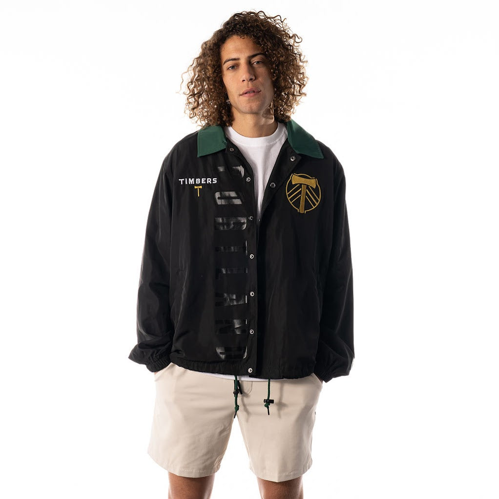 PORTLAND TIMBERS FC MEN'S LONG SLEEVE COACHES JACKET – PTFC Authentics