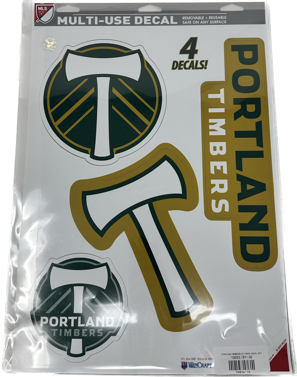 PORTLAND TIMBERS FC 4 PACK DECAL SET – PTFC Authentics