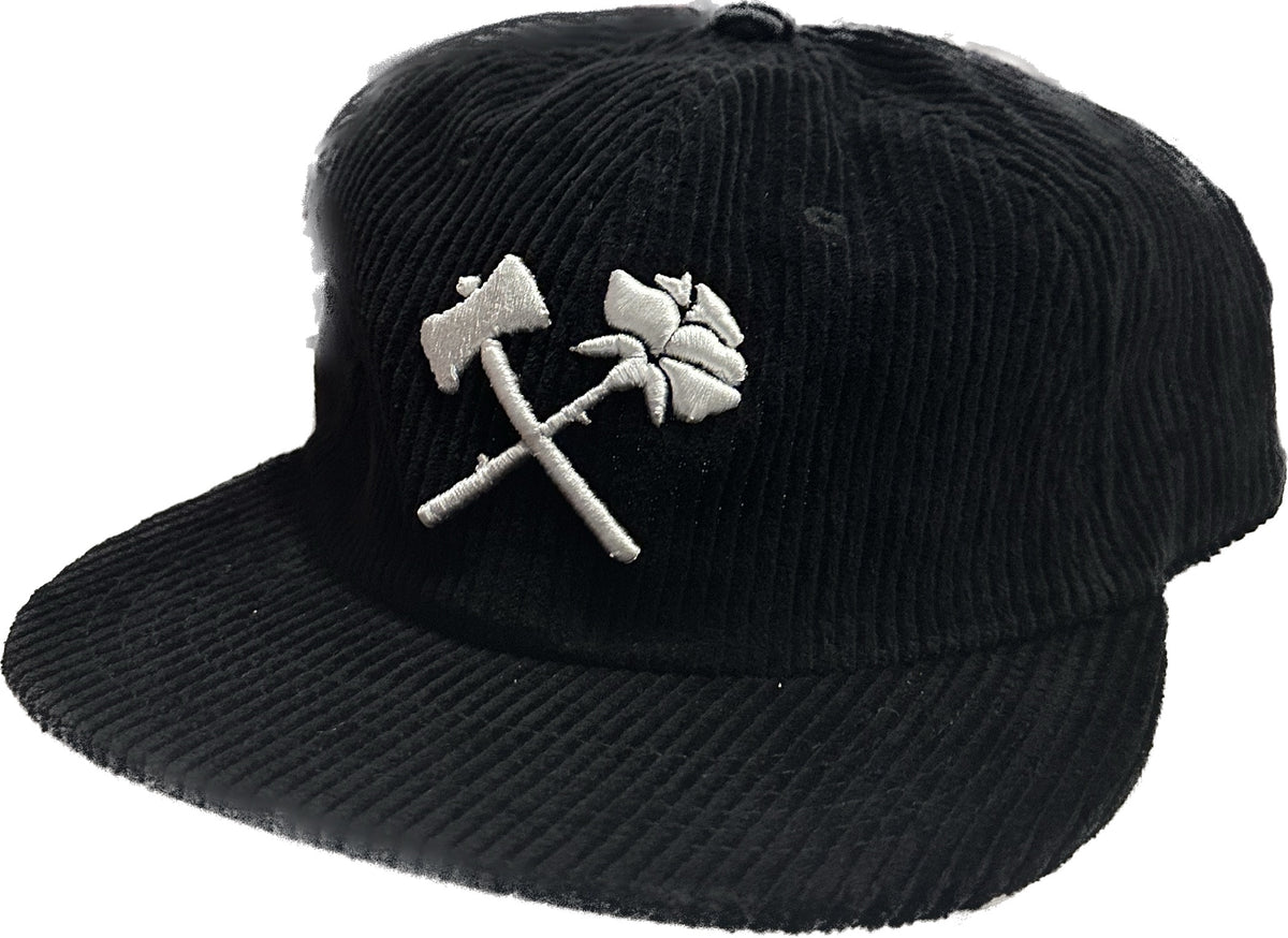 STAND TOGETHER AXE & ROSE BLACK CORD HAT – PTFC Authentics