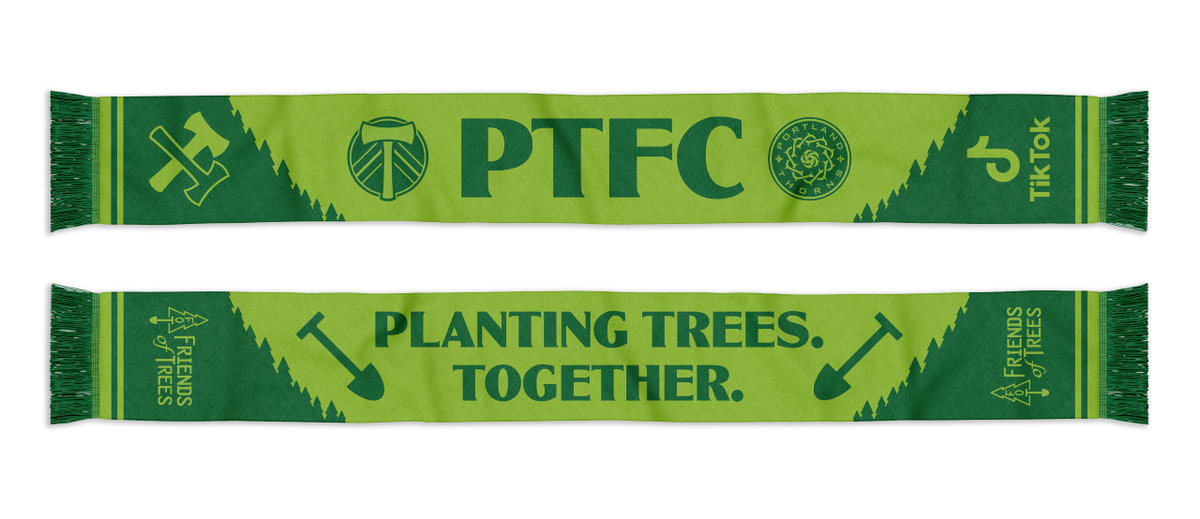 CO-BRANDED PTFC STAND TOGETHER TIKTOK FOR GOOD SCARF - FRIENDS OF TREE ...